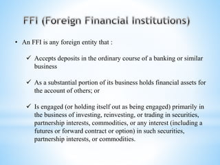 FATCA OVERVIEW | PPTX