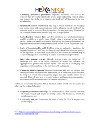 FATCA: why is it so difficult even after so many years? | PDF