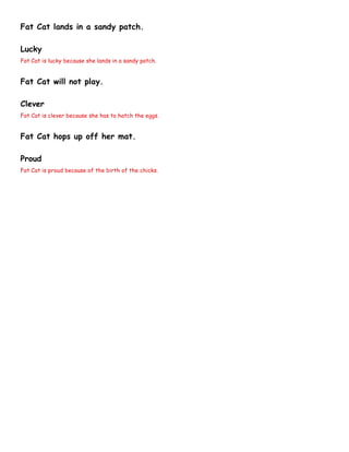 Fat cat characteranalysis | PDF