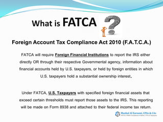FATCA Implications | PDF