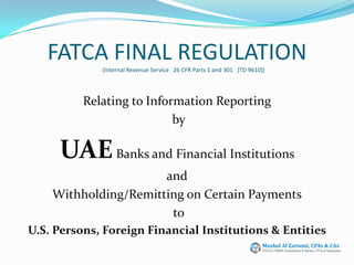 FATCA Implications | PDF