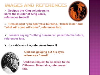 Fate And Freewill In Oedipus The King | PPTX