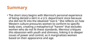 Fatema Mernissi Westren Women's Harem.pptx