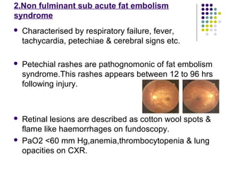 Fat embolism | PPT