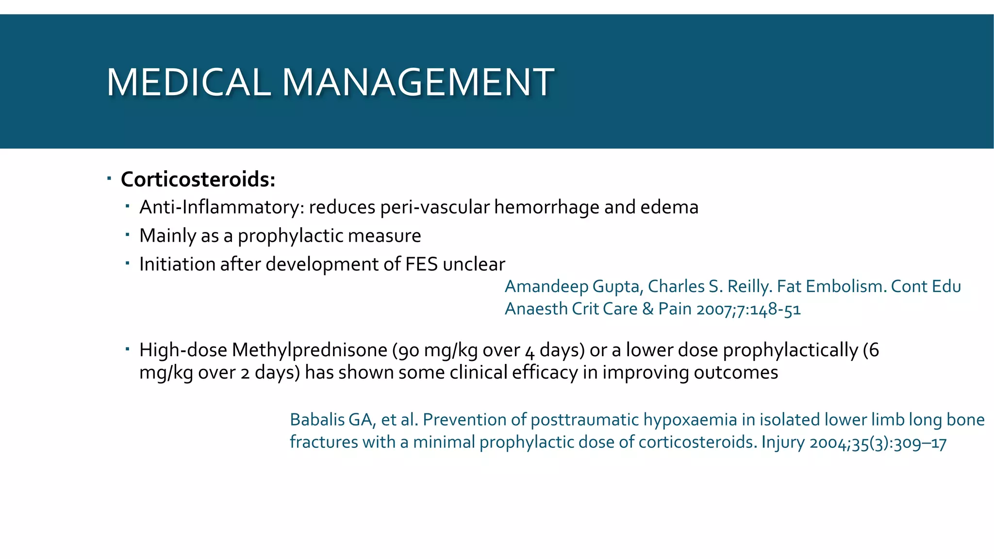 Fat embolism Syndrome | PPTX