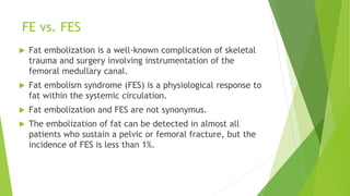 fat embolism.pptx | Bone and Joint Conditions | Diseases and Conditions