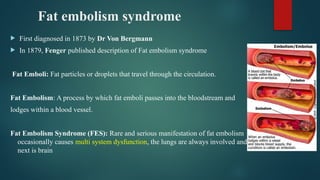 Comprehensive Overview of Fat Embolism Syndrome, Bone Cement ...