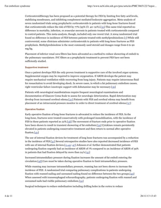 Fat embolism syndrome | PDF