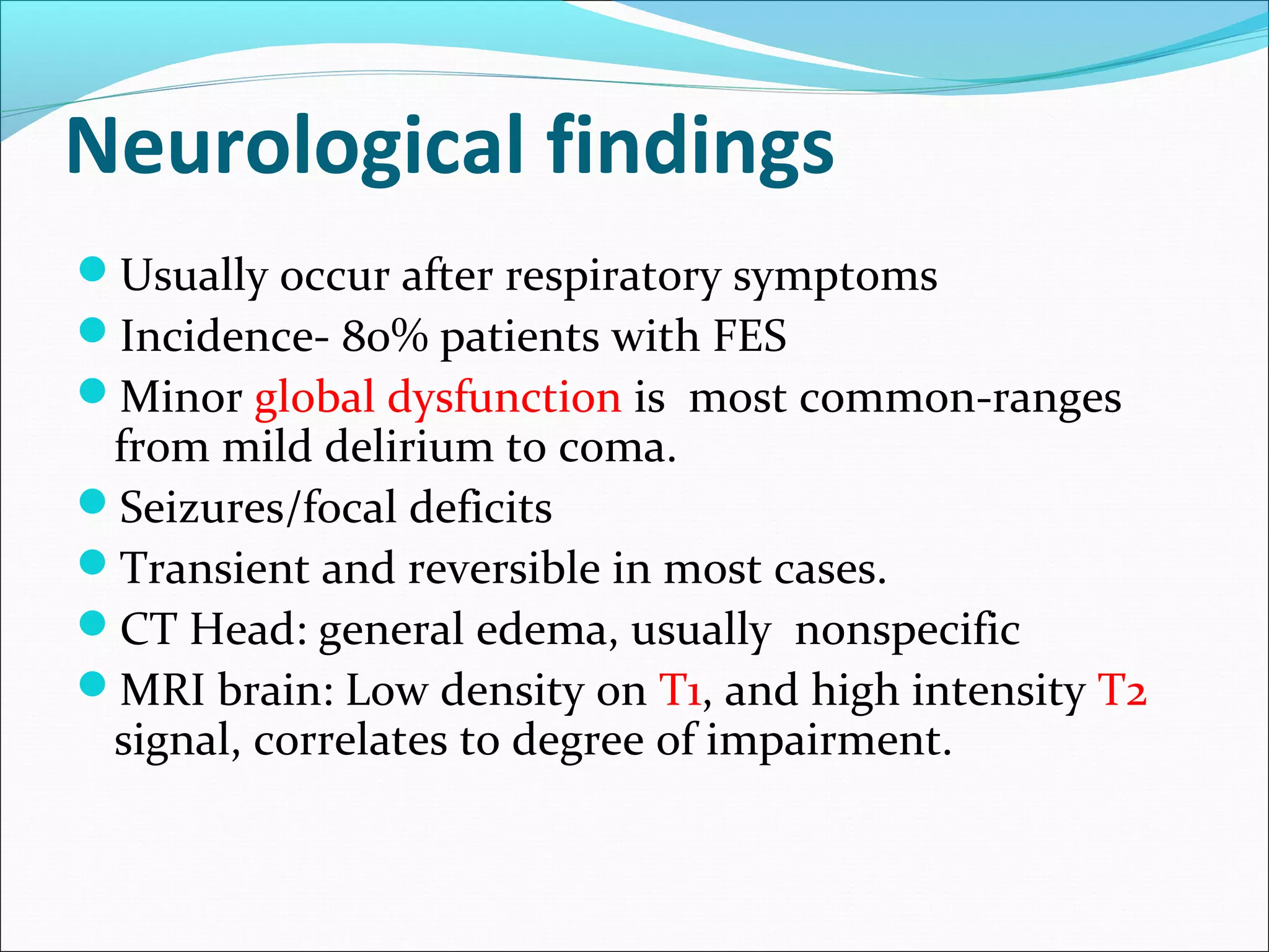 Fat embolism syndrome | PPT