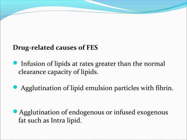 Fat embolism syndrome | PPT | Bone and Joint Conditions | Diseases and ...