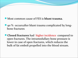 Fat embolism syndrome | PPT