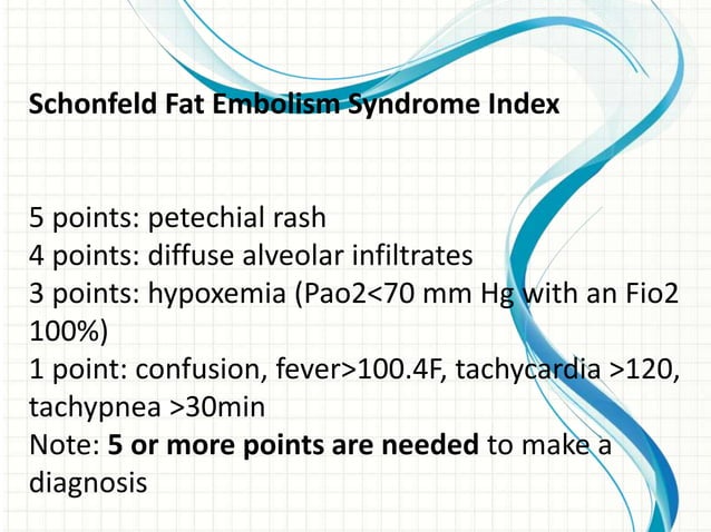 Fat embolism syndrome | PPTX