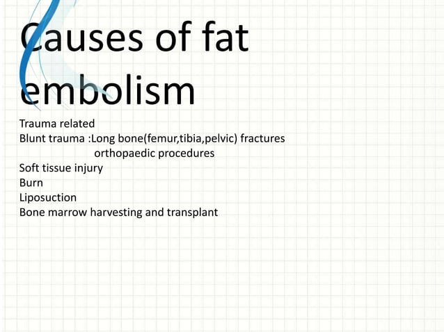 Fat embolism syndrome | PPTX