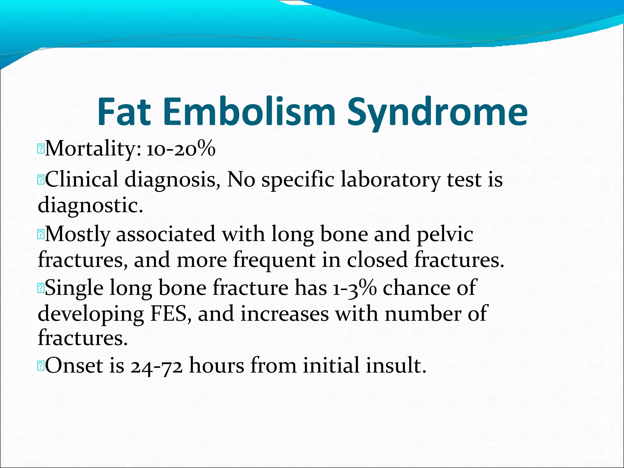 Fat Embolism Syndrome | PPT