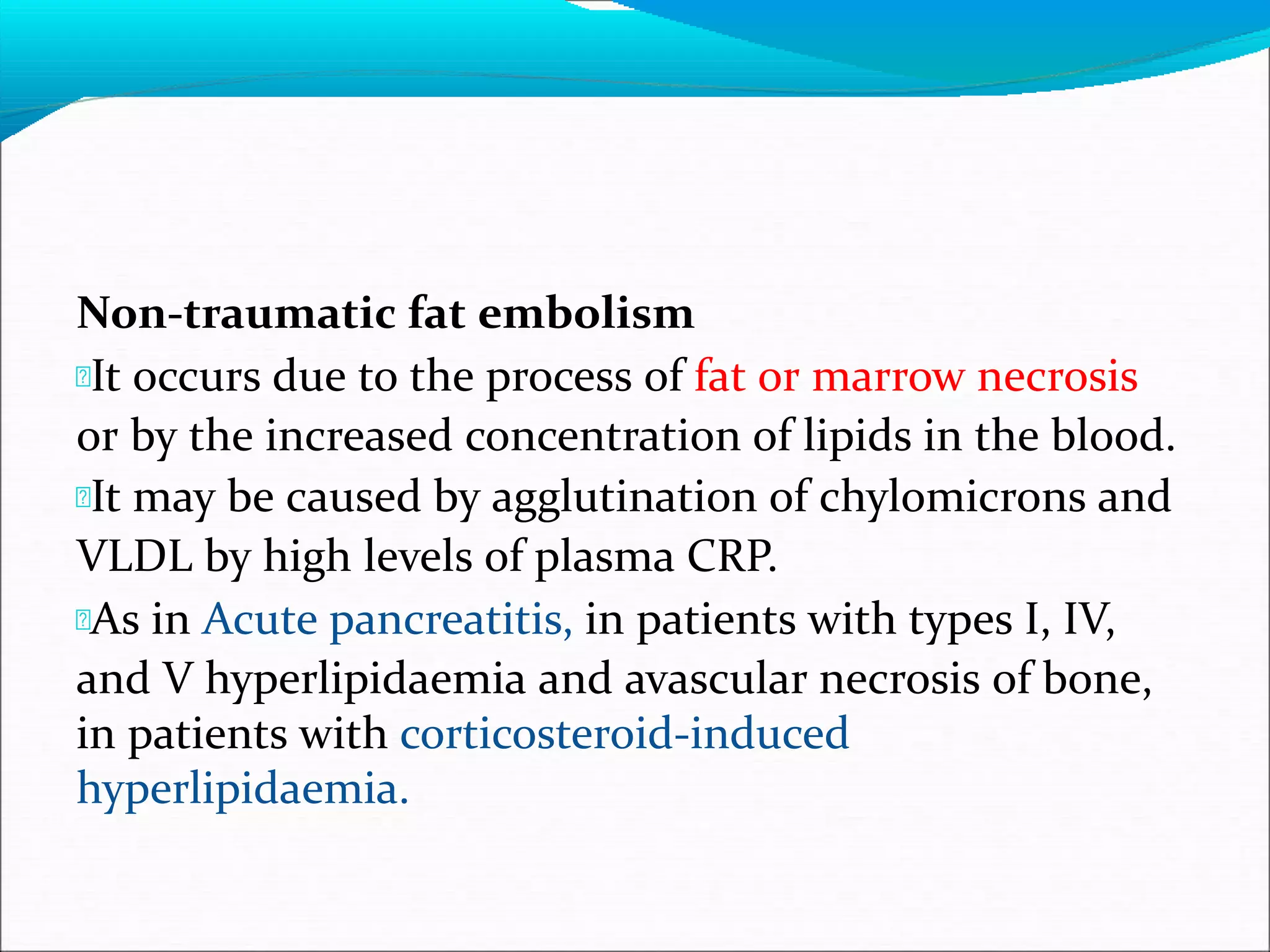 Fat Embolism Syndrome | PPT