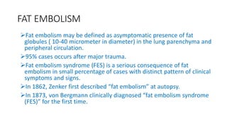 Fatembolism synfrome 2 | PPT