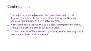 Fatembolism synfrome 2 | PPT