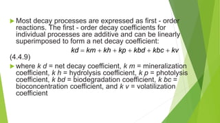 Fate of pollutants and pathways in environment | PPTX
