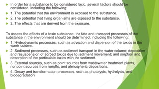 Fate of pollutants and pathways in environment | PPTX