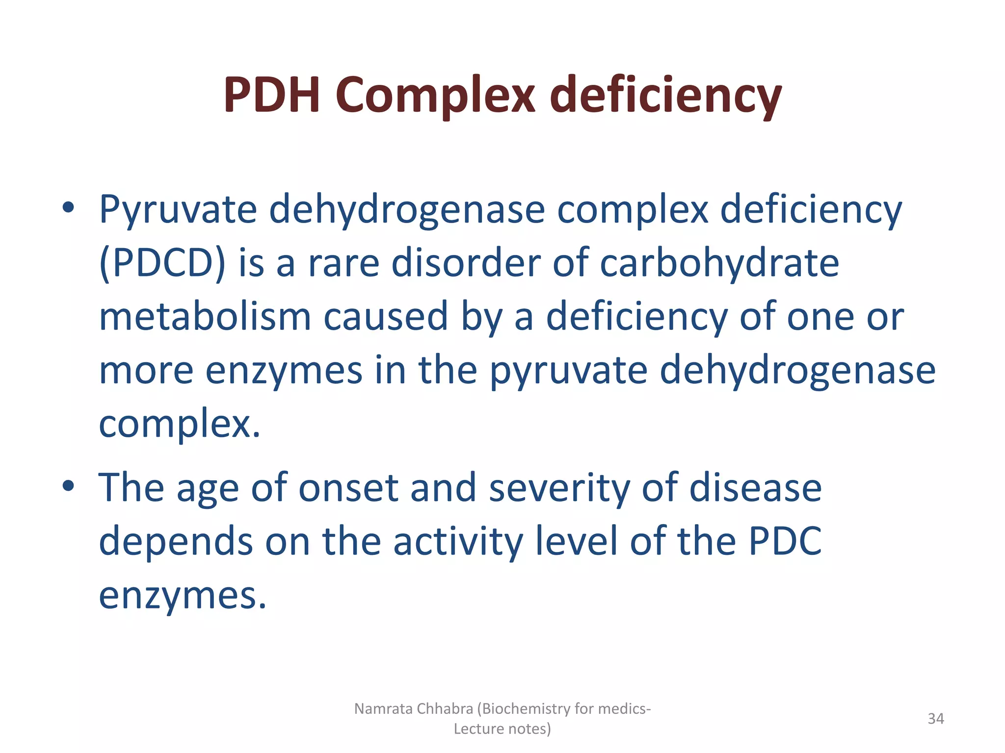 Fate of pyruvate - A quick review | PPTX