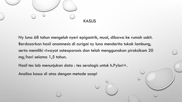 FARMAKOTERAPI GASTRO INTESTINAL MUAL MUNTAH | PPTX