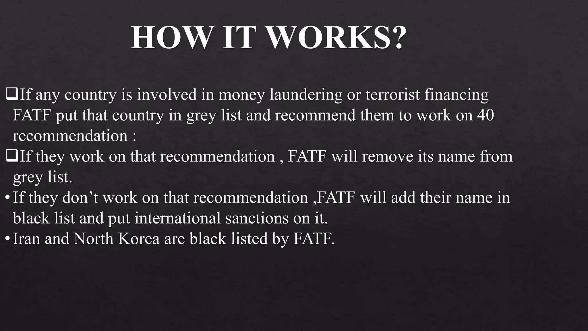 FATF AND PAKISTAN | PPTX
