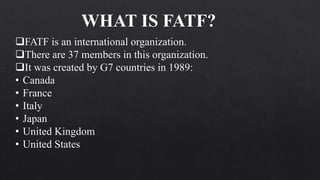 FATF AND PAKISTAN | PPTX