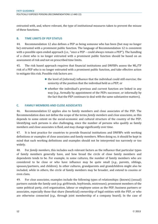 FATF guidance on politically exposed persons 'PEPS' | PDF
