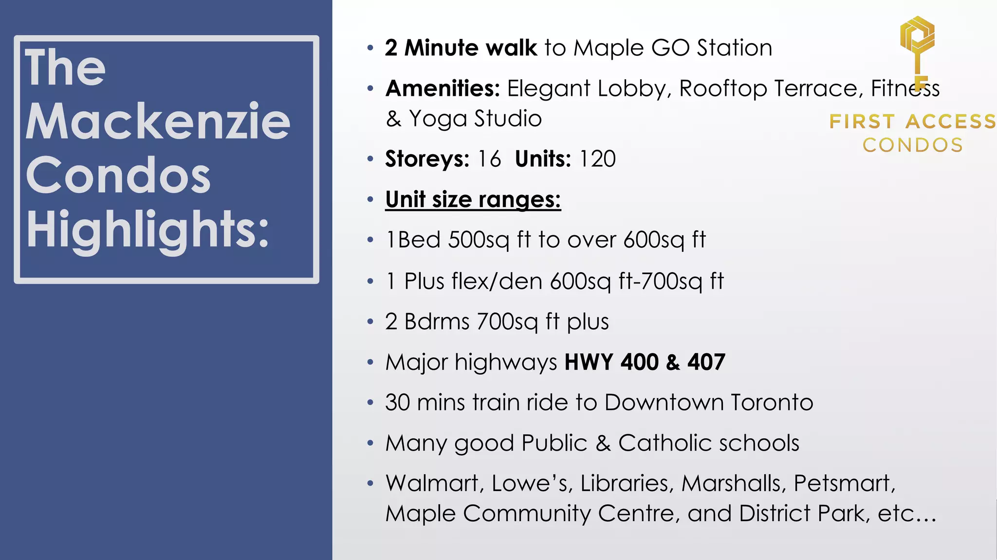 The Mackenzie Condo Presentation | PDF