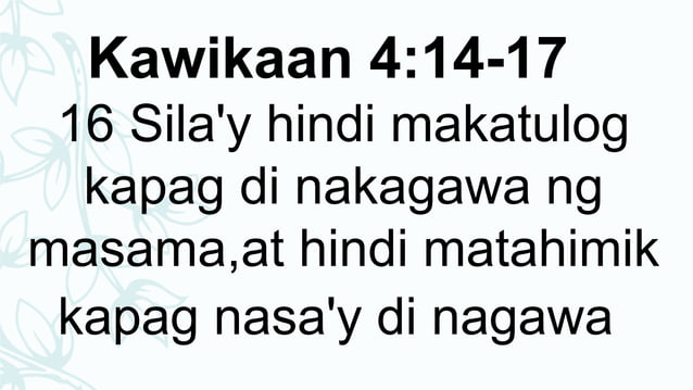 Ang turo ng isang Mabuting AMA: Maging mabuting halimbawa!.pptx