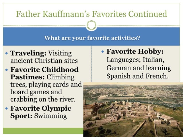 Welcome Father Alex and Father Kauffmann | PPT