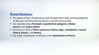 Theopretus | Father of Botany | PPT
