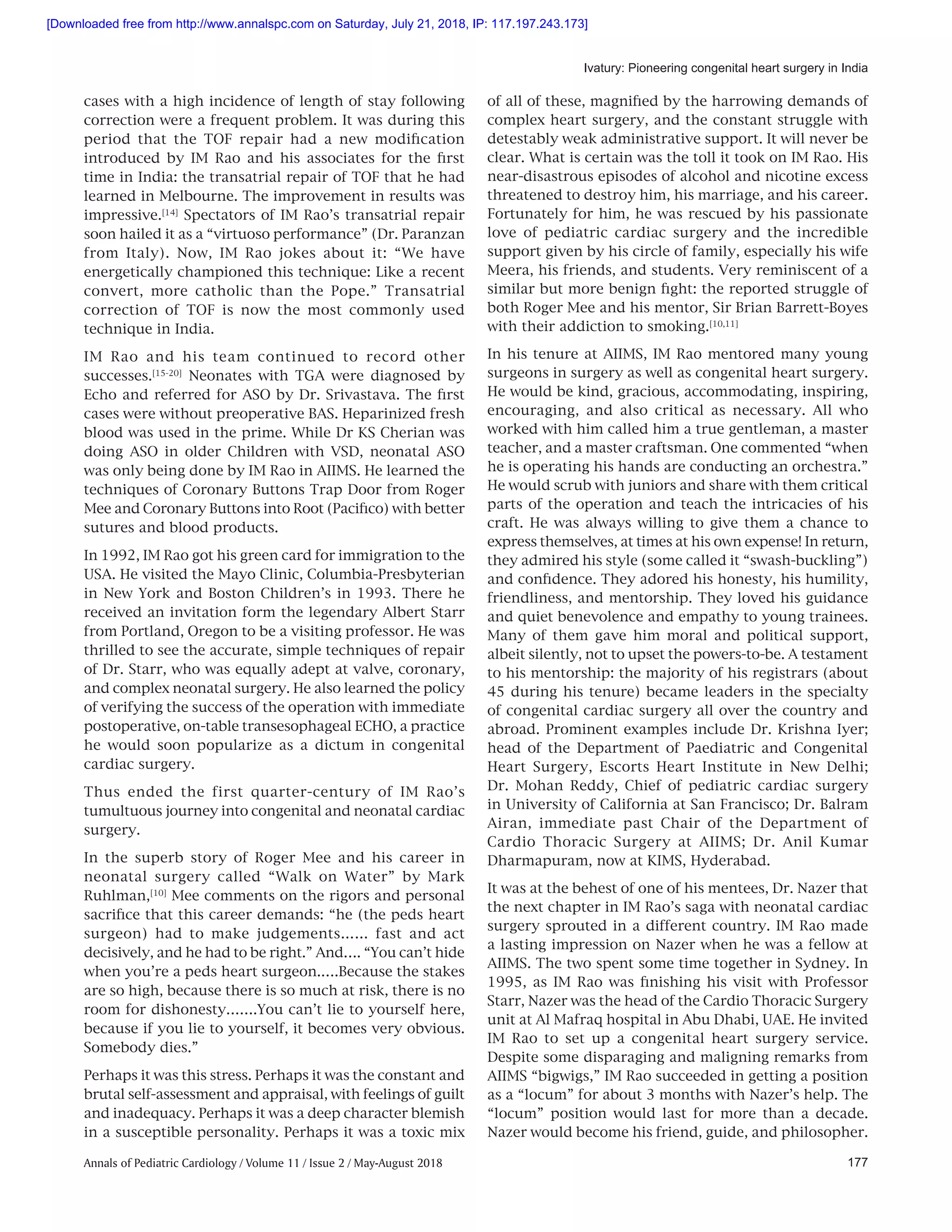 Father of cardiac surgery in india | PDF