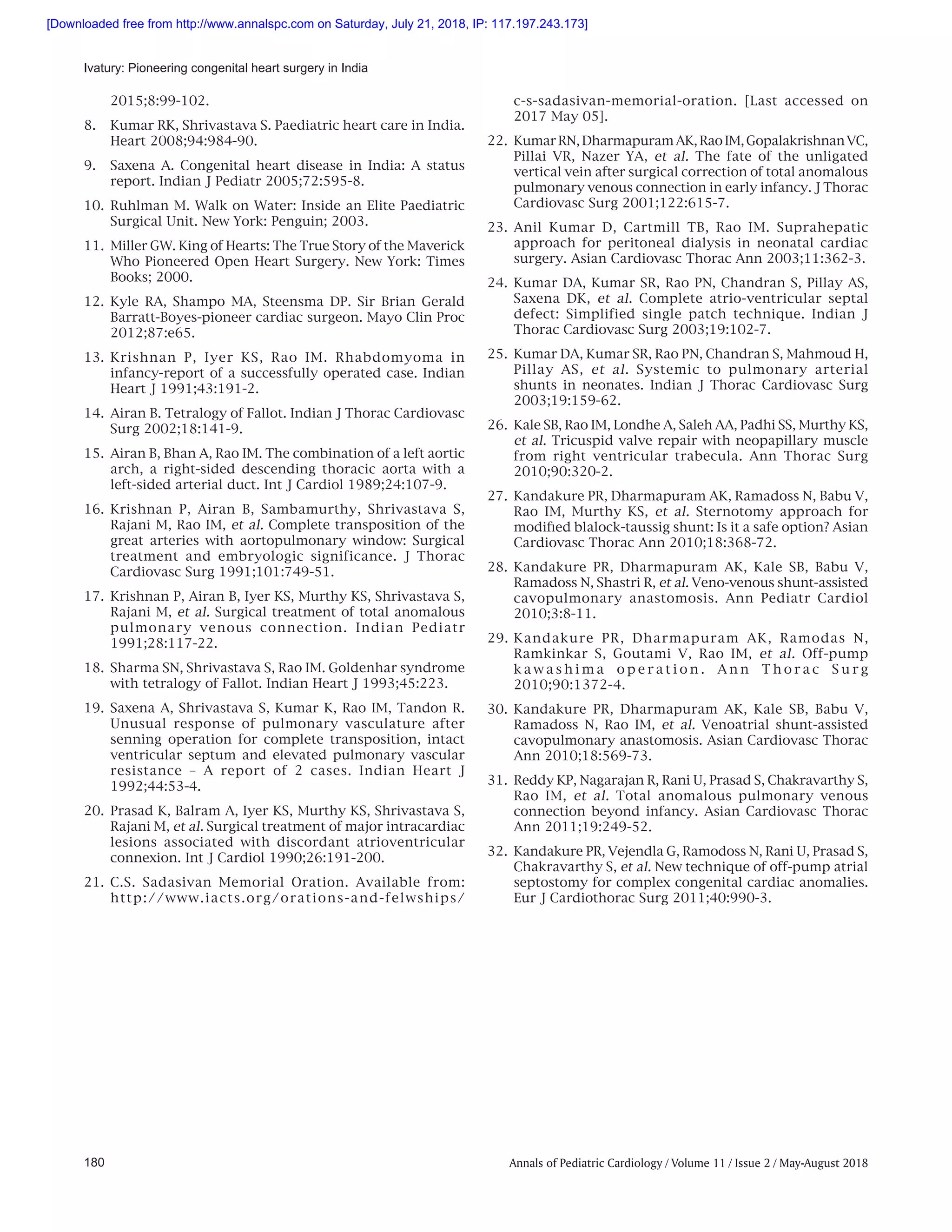 Father of cardiac surgery in india | PDF