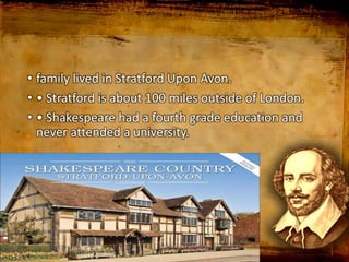 Father of english litrature @William Shakespeare | PPT