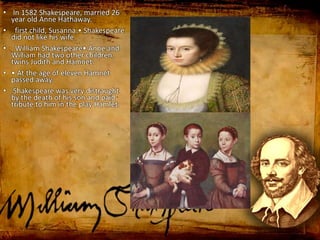 Father of english litrature @William Shakespeare | PPTX