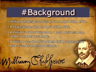 William Shakespeares Parents John And Mary