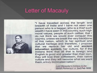Father of fducation in india -THOMAS BABINGTON MACAULAY | PPTX