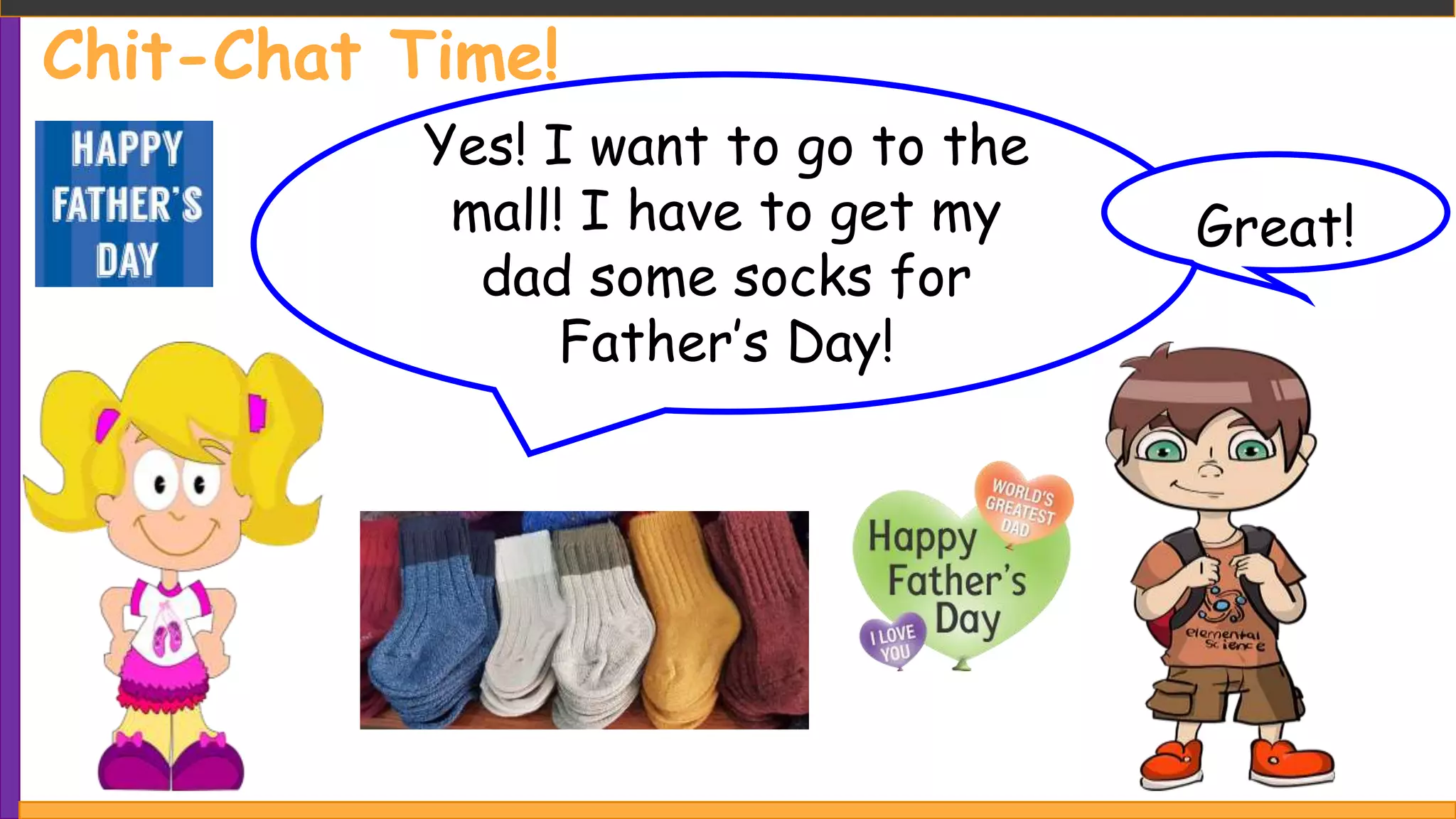 ESL Lesson: Father's day | PPTX