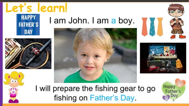 ESL Lesson: Father's day | PPTX