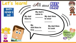ESL Lesson: Father's day | PPTX
