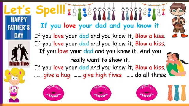 ESL Lesson: Father's day | PPTX