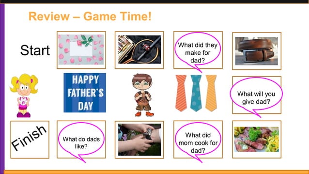 ESL Lesson: Father's day | PPTX