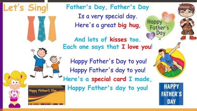 ESL Lesson: Father's day | PPTX