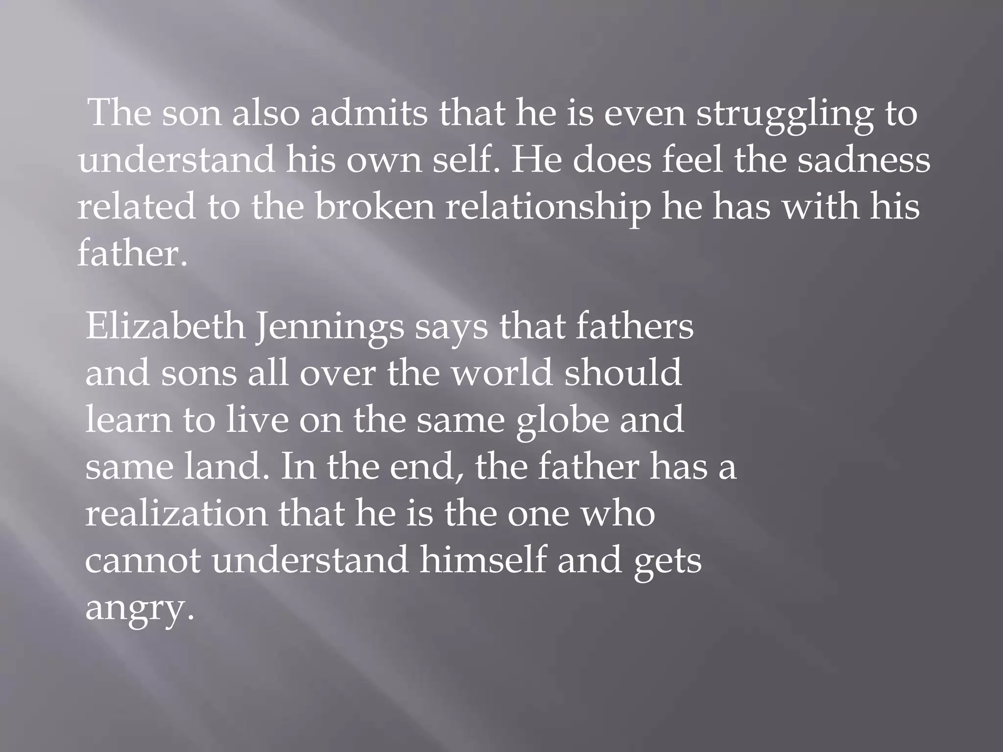 Father to son | PPTX