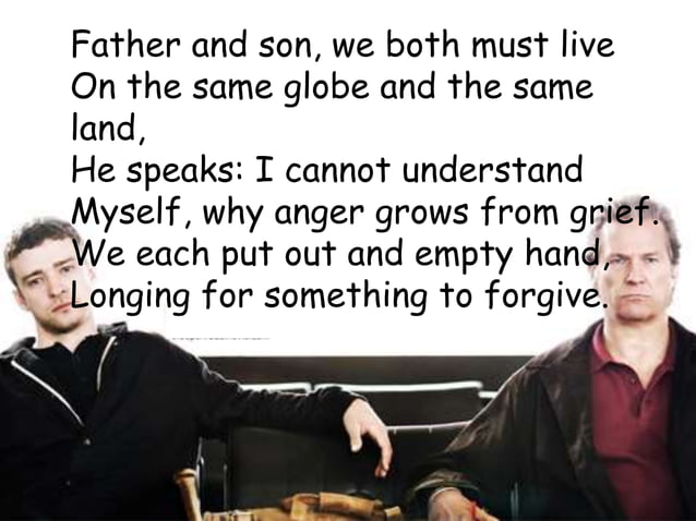 Father to son elizabeth jennings | PPTX