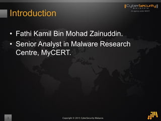 Zero Day Malware Detection/Prevention Using Open Source Software | PPT