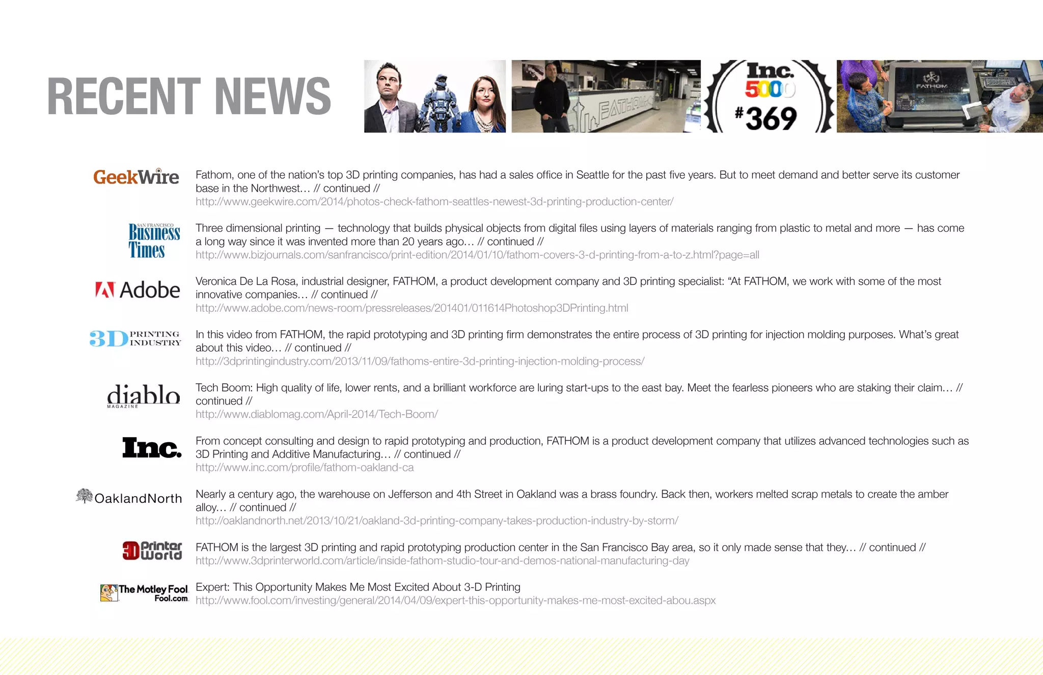 FATHOM | Company Brief | PDF