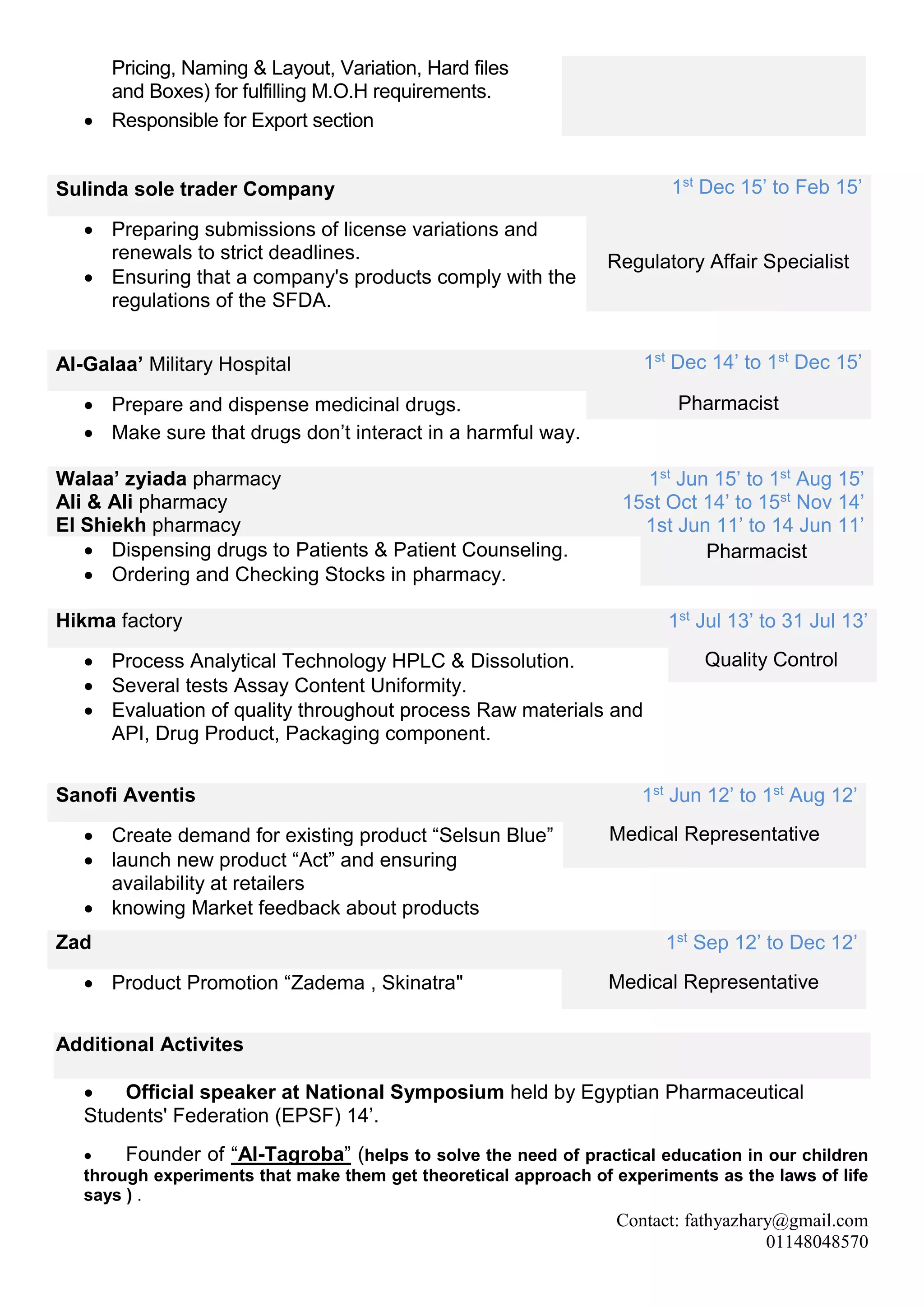 Fathy alazhary-cv | PDF