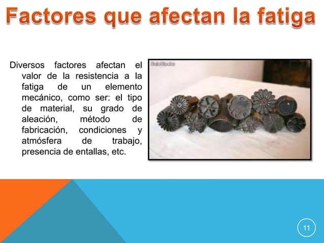 Fatiga del material | PPTX